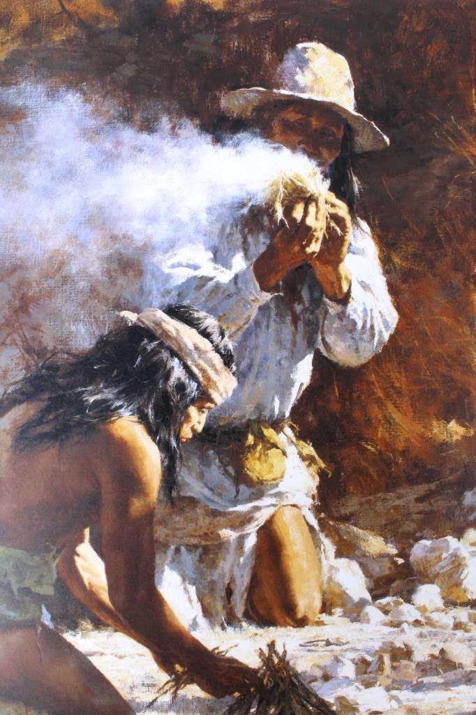 The Apache Fire Makers by Howard Terpning Print - Nov 16, 2013 | North ...
