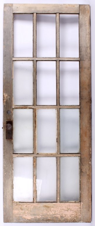 Antique Glass Pane Door