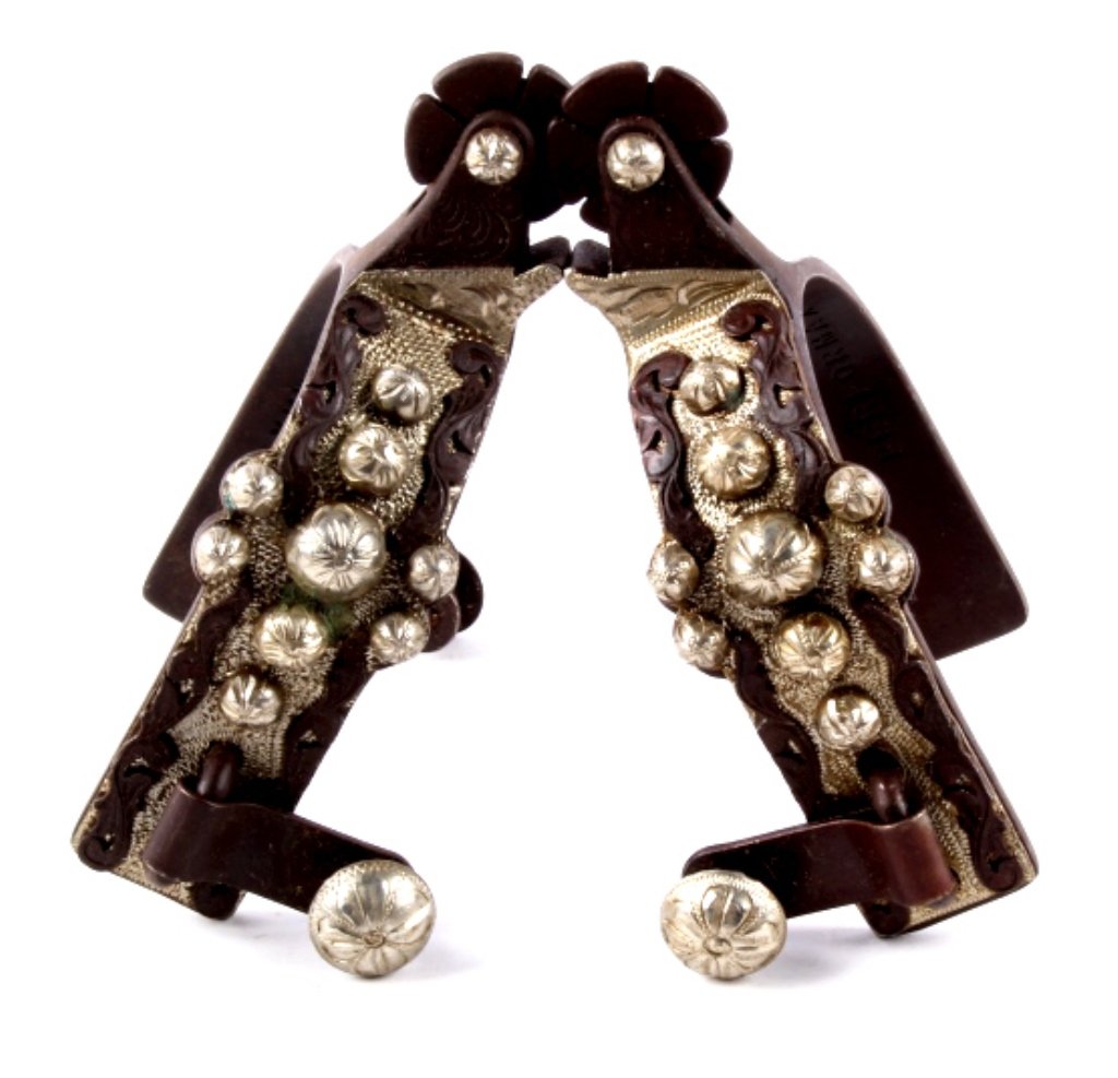 Les Vogt Silver Mounted Western Spurs - Apr 26, 2014 | North American ...