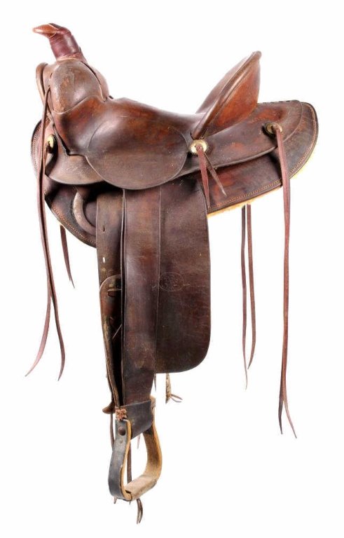 Fred Mueller Saddle Denver, Colorado circa 1915