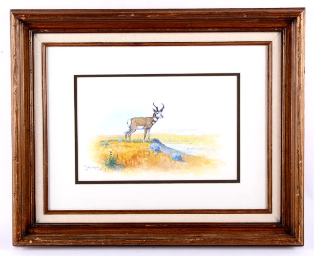 Billings, Montana Artist William Rains Watercolor