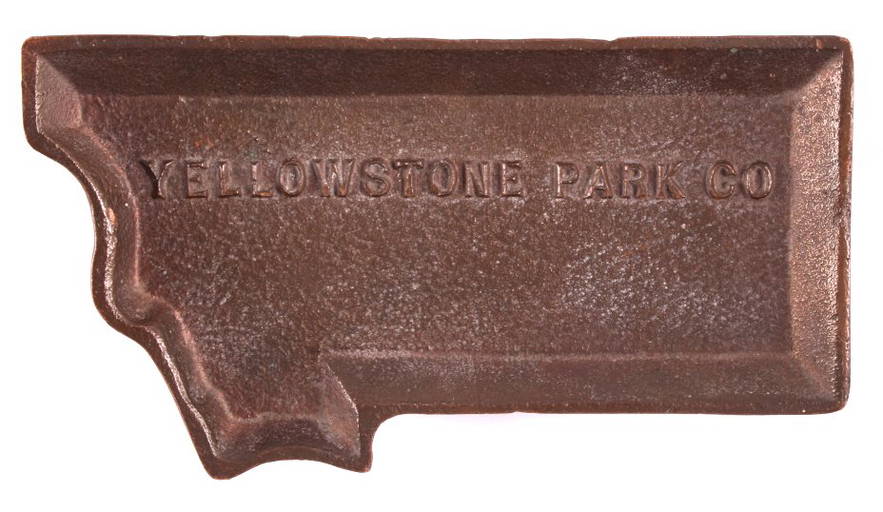 Yellowstone Park Co. Vehicle Plaque This Piece Is