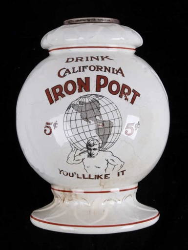 California Iron Port Syrup Dispenser Circa 1880 Th