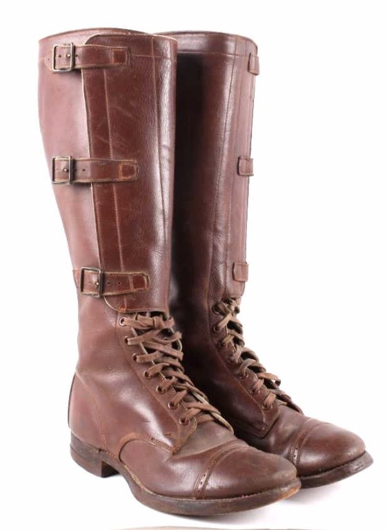 WWII US Cavalry Mod 1941 Riding Boots Motorcycle T