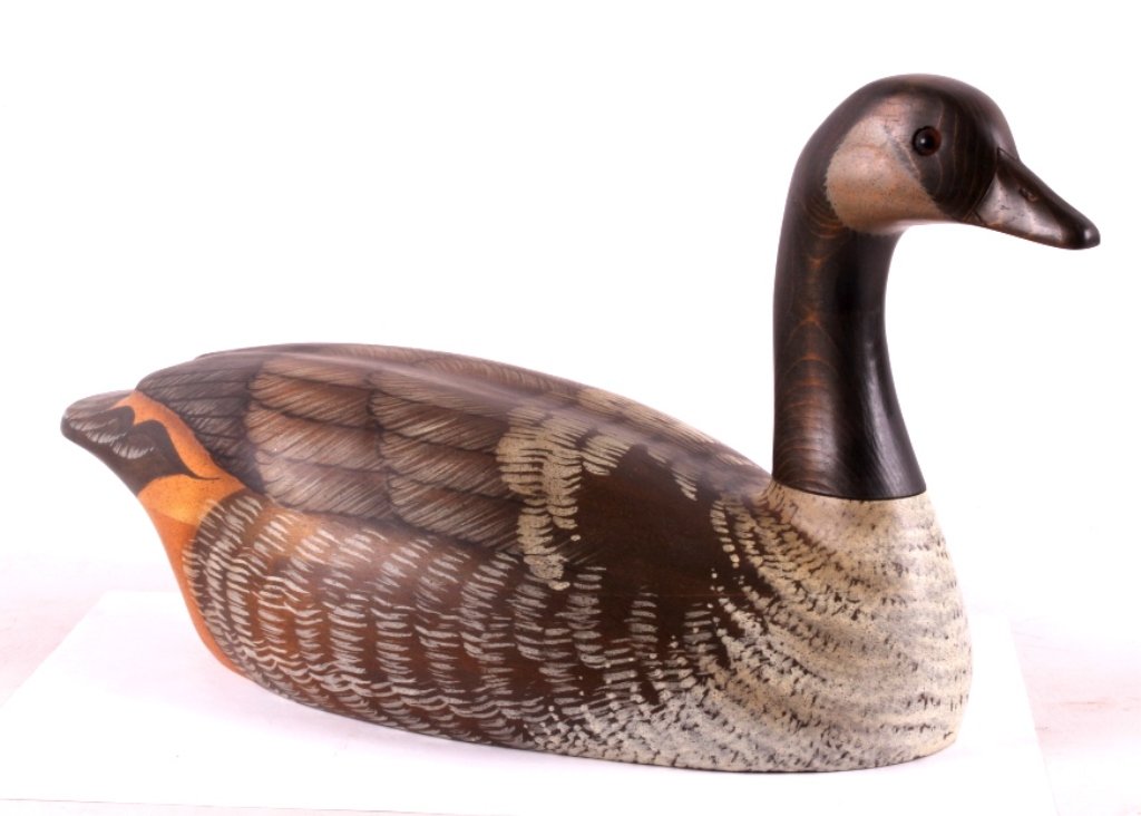 Early Big Sky Carvers Wooden Carved Canada Goose