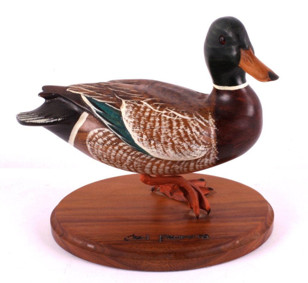 Big Sky Carvers Wooden Carved Mallard Duck