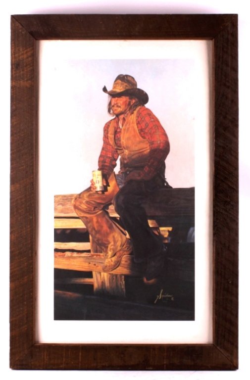 Coors Cowboys "Taste the High Country" Print