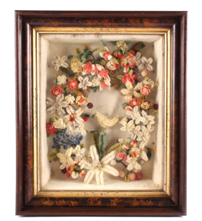 Victorian Floral Folk Art Ceremonial Shadow Box - Jun 13, 2015 | North ...