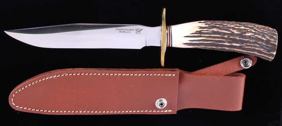 Blackjack Model 1-7 Stag Horn Knife
