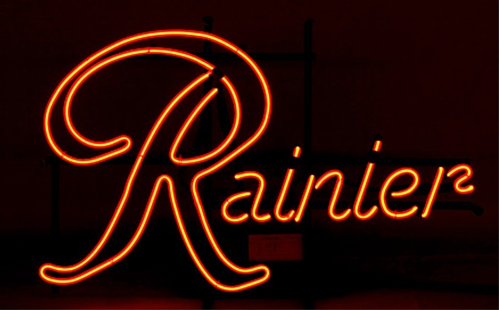 Rainier Beer Neon Lighted Sign