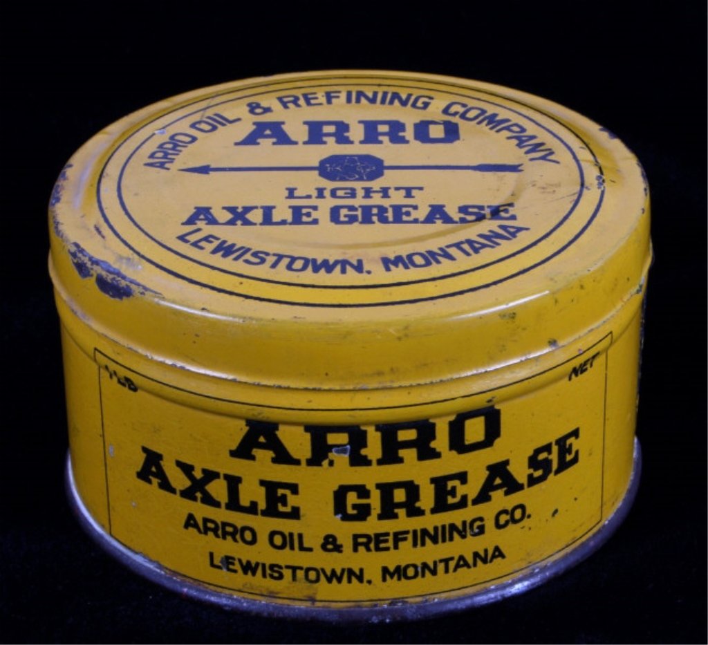 Arro Oil & Refining Co. Lewistown MT Grease Can