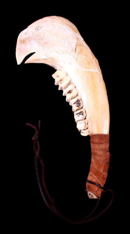 Native American Carved Eagle Dance Wand