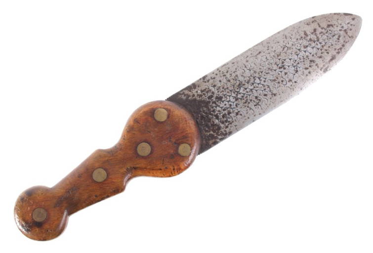 Plains Indian Beaver Tail Dag Knife ca. 1800-1860 - Feb 27, 2016 ...