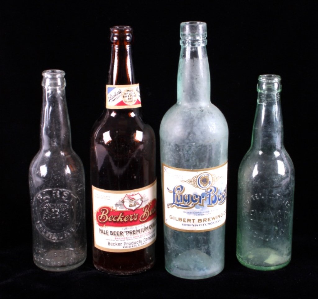 Antique Beer Bottle Collection