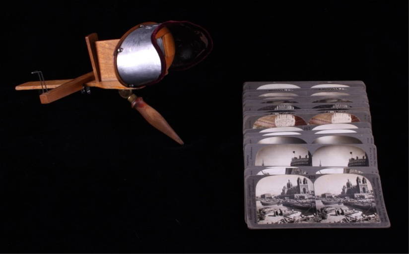 Antique Stereopticon Stereoviewer Collection