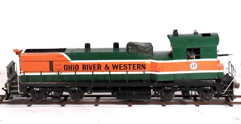 Live Steam Gas 7.5" Gauge Locomotive Railroad Or&w
