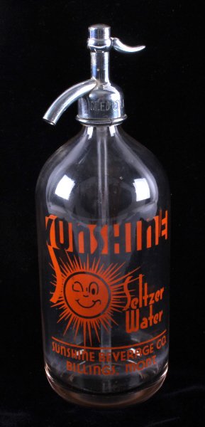 Sunshine Beverage Co. Seltzer Bottle Billings Mt