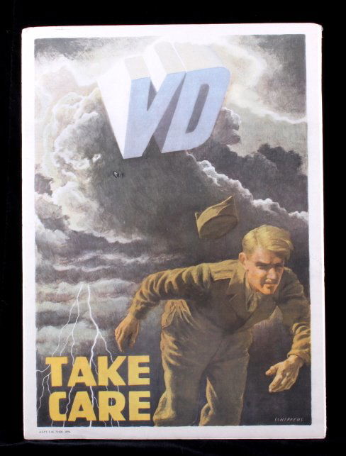 Original WWII VD Poster