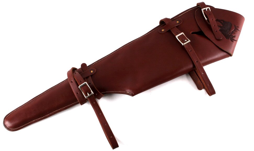 Handmade Leather Rifle Scabbard From Ennis, MT
