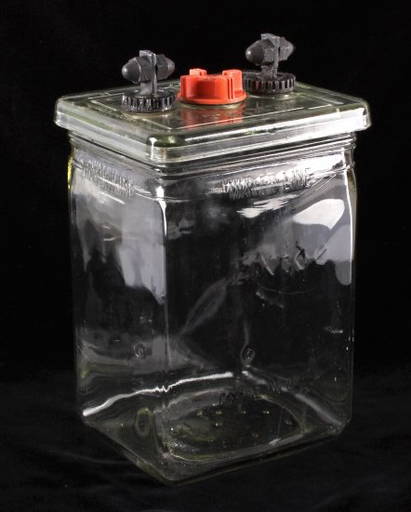 Exide Glass Battery Jar With Lid