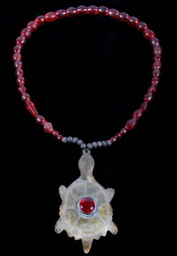 Hudson Bay Turtle Gorget Necklace 18th To 19th C.