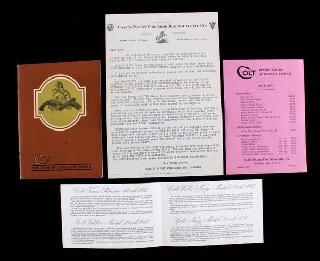 1929 Colt Revolver And Automatic Pistol Catalog