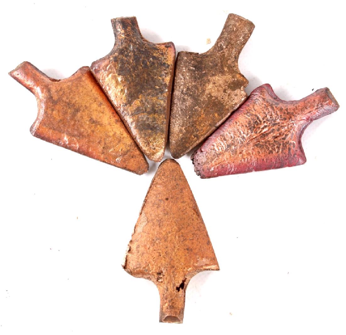 Anaconda Copper Mining Company Cast Arrowheads