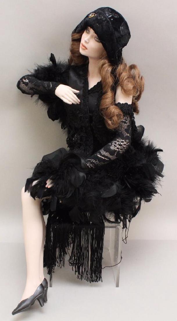 26" Mib Porcelain "dona" Doll By Marigio, Italy.