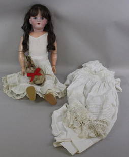 Antique 18" Simon & Halbig Doll Sh Pb 1909 5 1/2 Germany