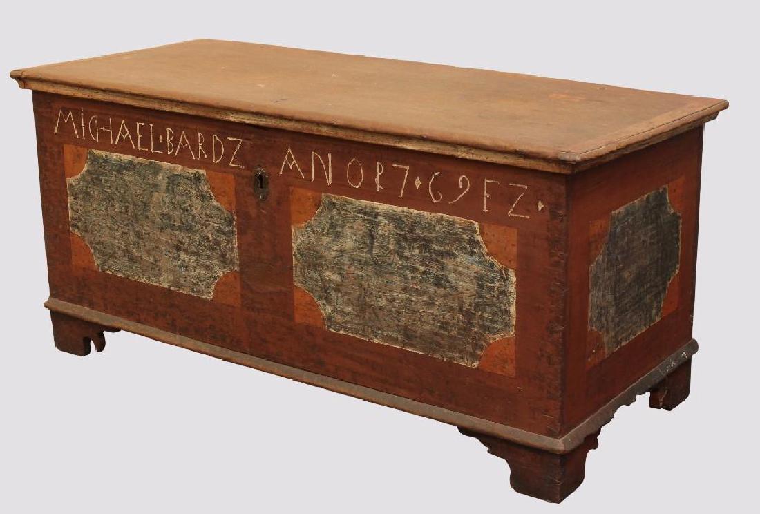 Pennsylvania Painted Dower Chest - Mar 30, 2017 | Alderfer Auction in PA