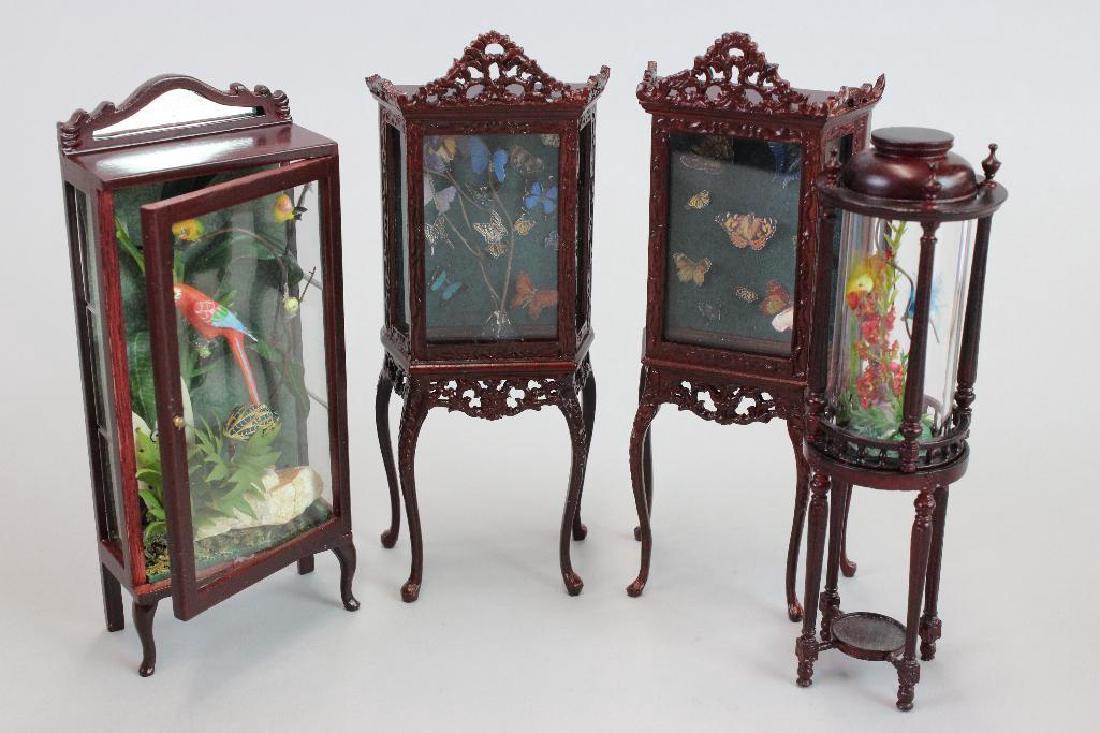 Bird and butterfly display cases