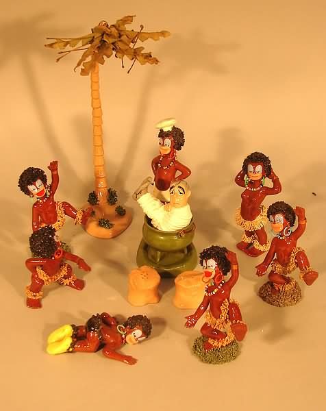 4036: Black Americana - Lot of 11 Irene Nye Figures
