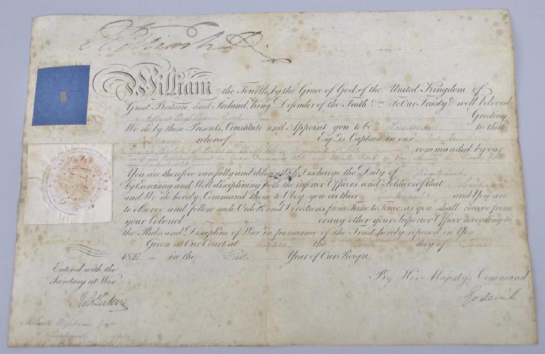 Autograph of English King William IV