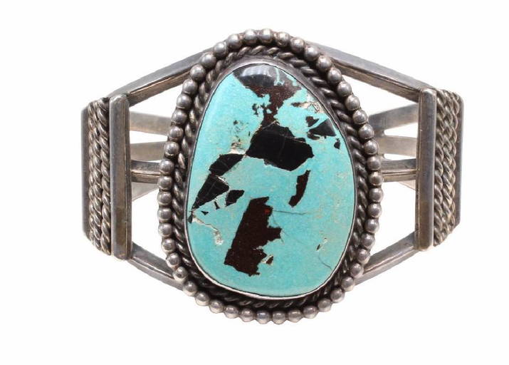 Tony Garcia Sterling Silver Cuff Bracelet With