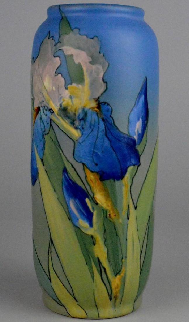 Weller Hudson Iris Pottery Vase