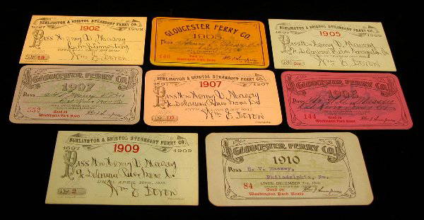 Grouping Of 8 Ferry Passes.