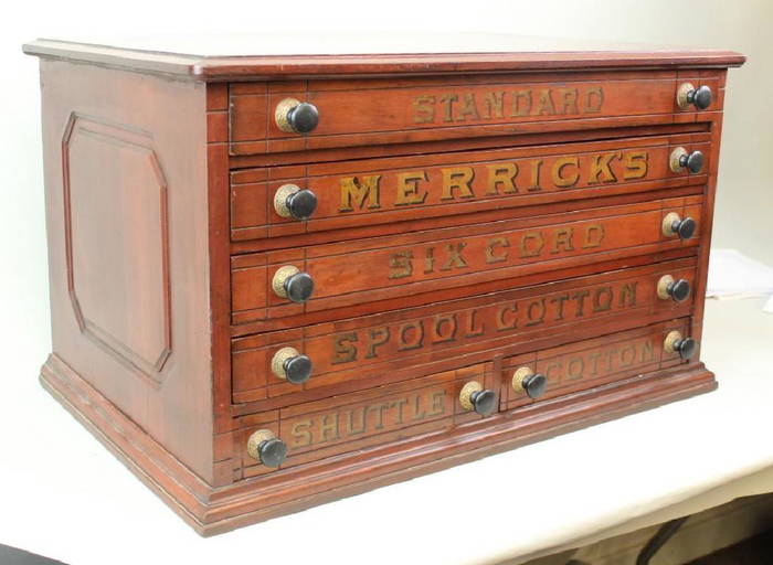 Merrick's Thread Spool Cabinet