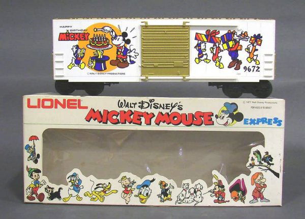 Lionel 9672 Mickey Mouse 50th Anniversary Box Car