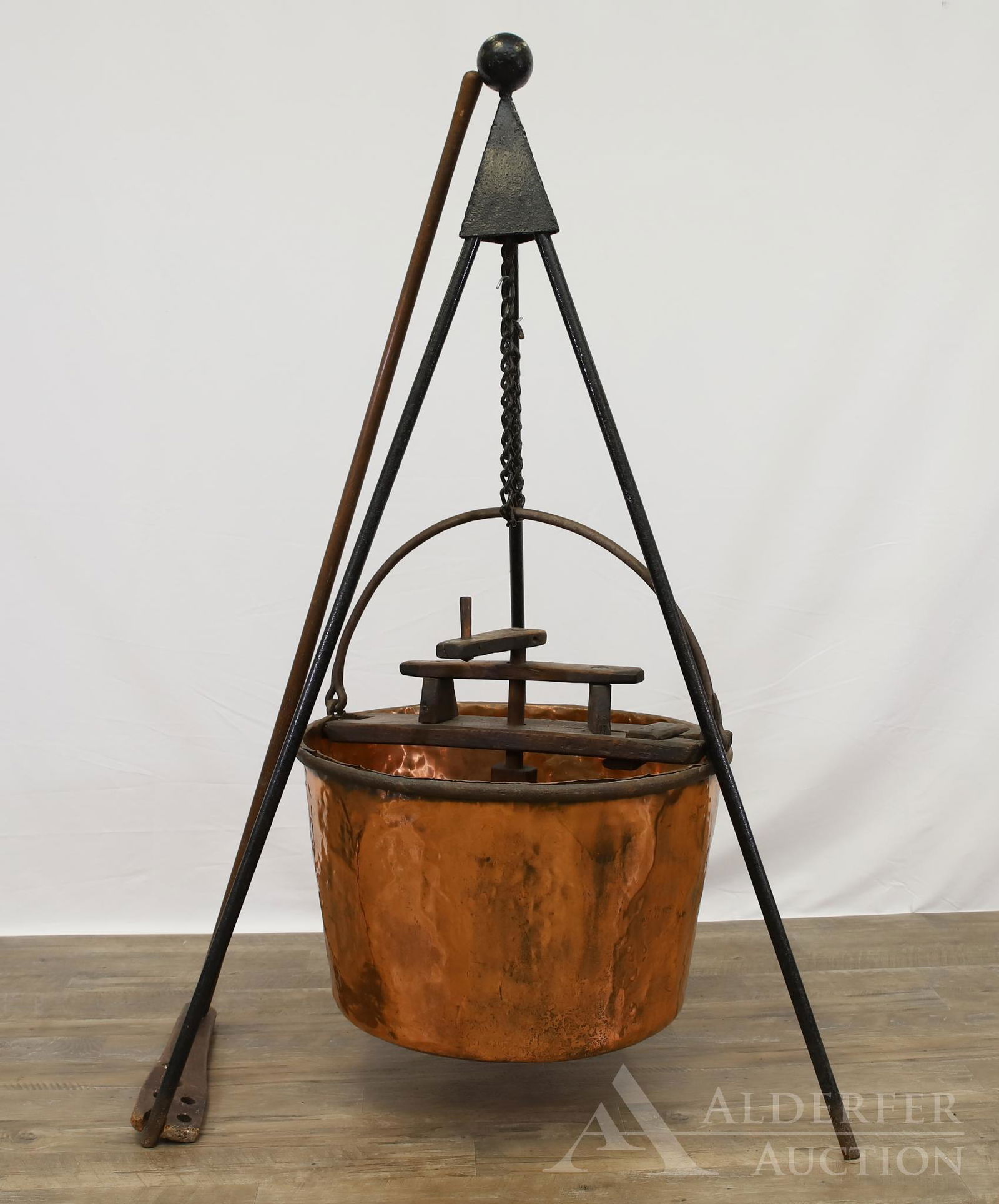 Apple Butter Copper Kettle With Stand