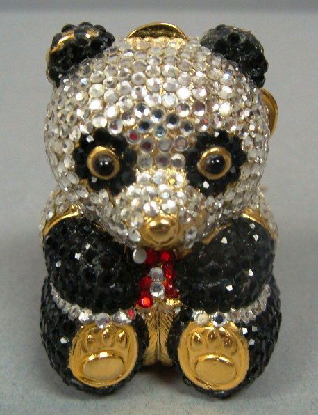 Judith Leiber Crystal Panda Pill Box - Jun 19, 2008 | Alderfer Auction ...