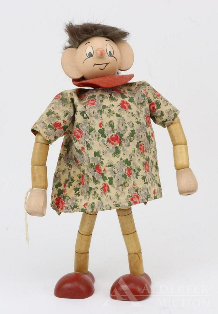 For Auction: WOOD SEGMENTED CHARACTER DOLL. (#3055) on Jun 24, 2020 ...
