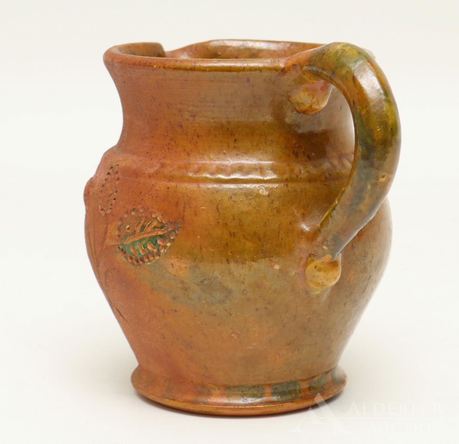 Isaac Stahl Redware Creamer - Jun 04, 2020 | Alderfer Auction in PA