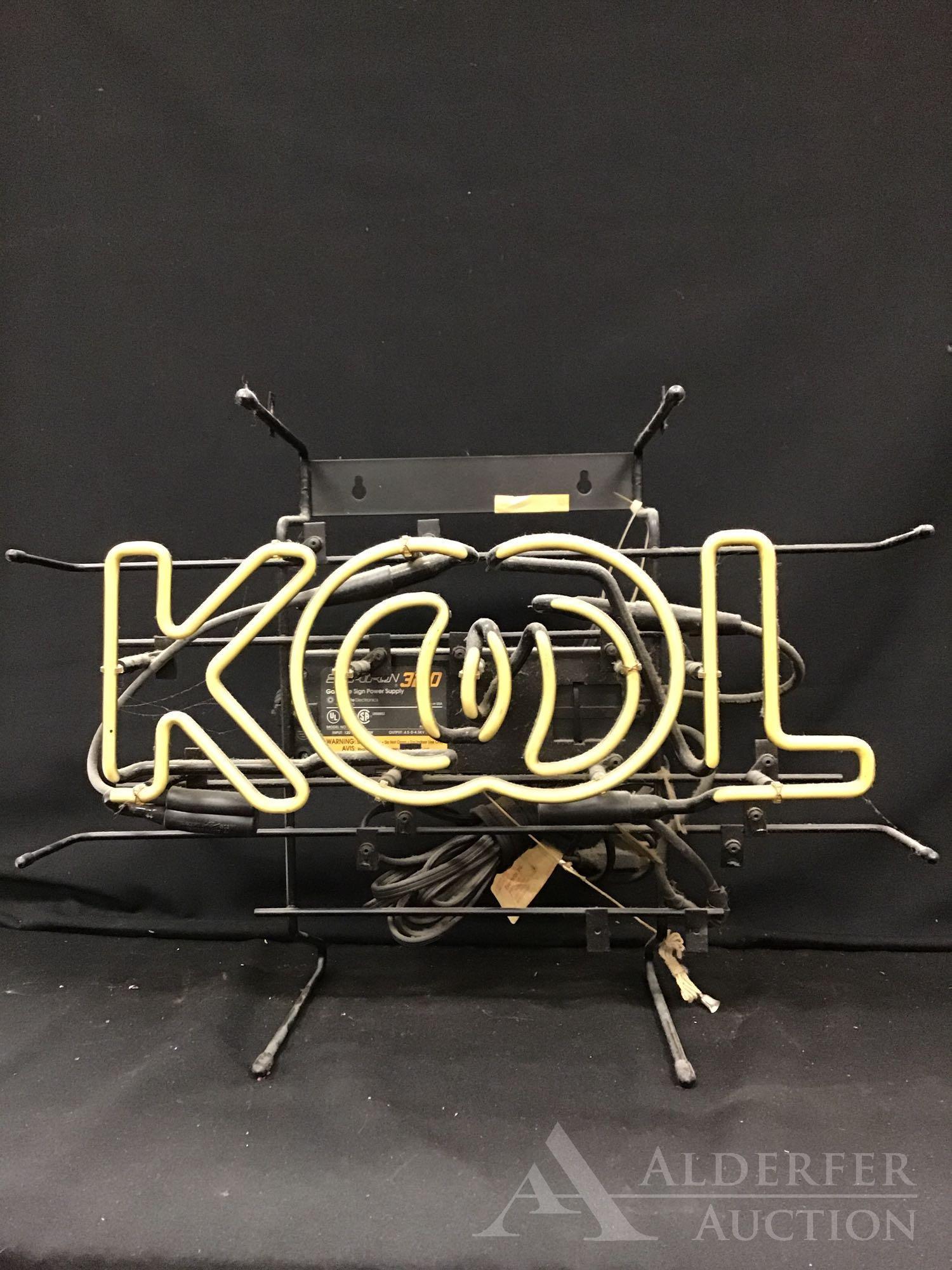 KOOL Cigarettes Advertising Neon Sign - Jun 04, 2020 | Alderfer Auction ...