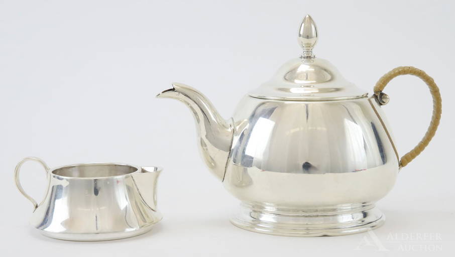 Cartier Sterling Silver Tea Service - Aug 12, 2020 | Alderfer Auction in PA