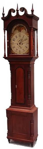 PA Tall Case Clock, George Hagey, Trappe, PA - Dec 11, 2008 | Alderfer Auction in PA