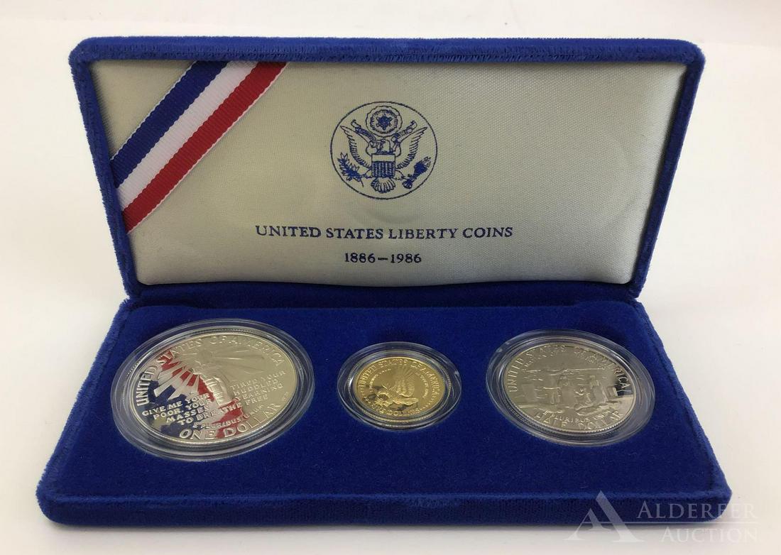United States Gold And Silver Liberty Coins Set