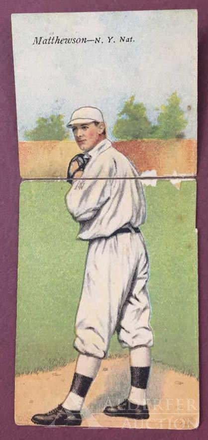 Christy Mathewson Albert Bridwell Baseball Card