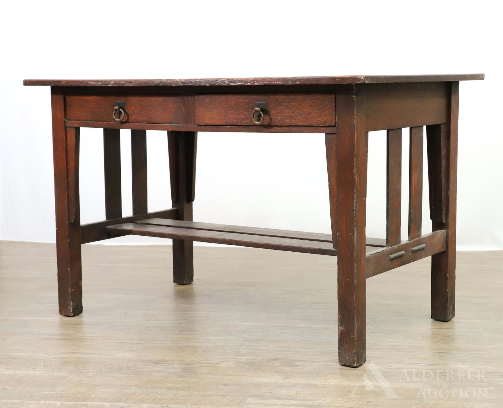 Stickley "quaint" Arts & Crafts Library Table