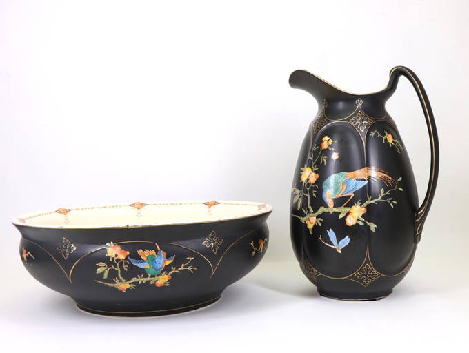 Fielding's Crown Devon Pitcher & Basin (#6144) on Oct 21, 2021 ...