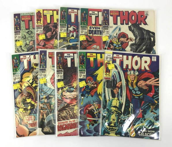 Thor #150-158, 160 (#1069) on Jan 06, 2022 | Alderfer Auction in PA
